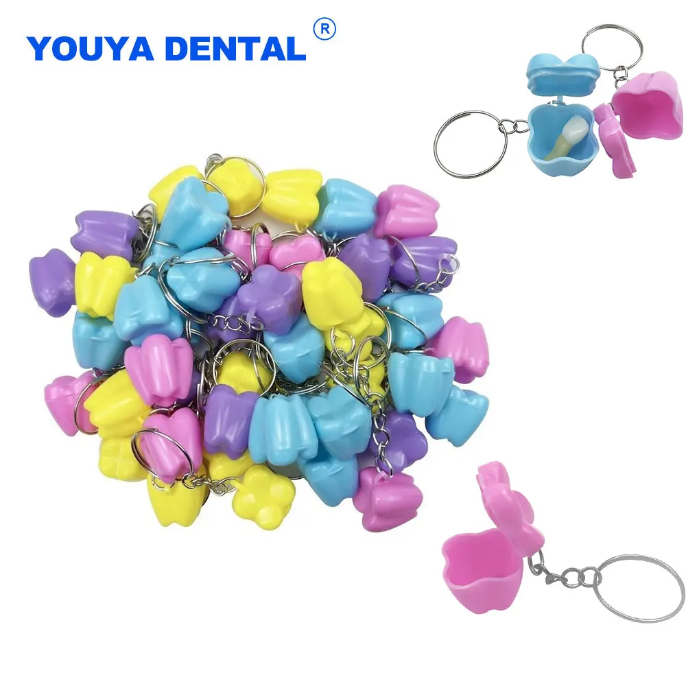 50pcs-Cute-Baby-Teeth-Box-Plastic-Tooth-Shape-Children-s-Souvenir-Save ...