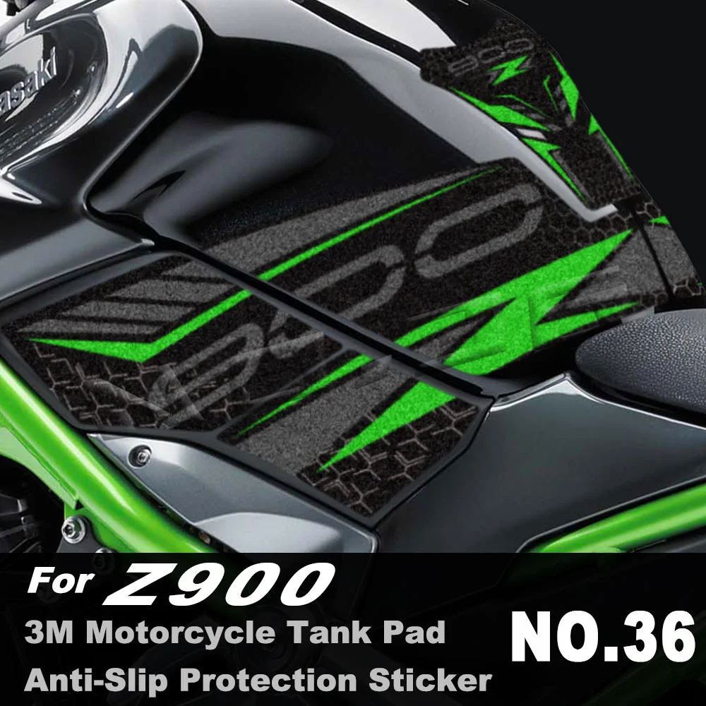 F-r-Kawasaki-Z900-z900-2017-23-3M-Motorrad-Anti-slip-Tank-Pad-Aufkleber ...