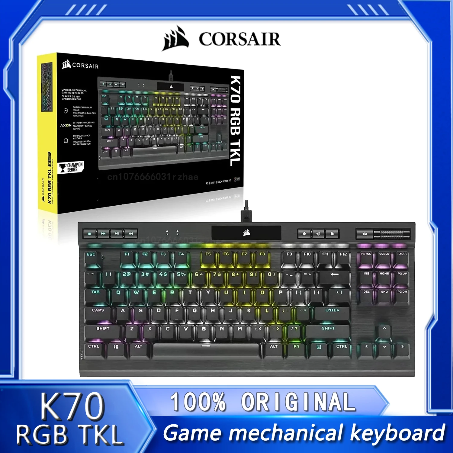 CORSAIR-K70-RGB-TKL-CHAMPION-SERIES-Tenkeyless-Mec-nico-Teclado-para ...