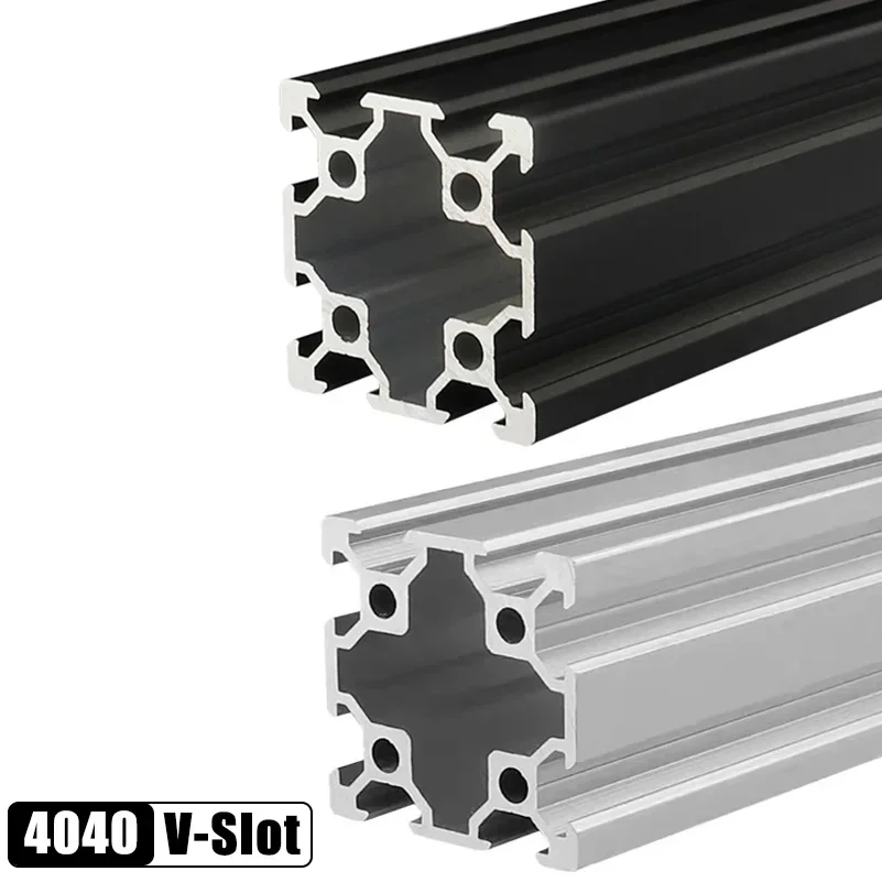 2Pcs-Openbuilds-4040-V-Slot-Aluminum-Profile-100mm-550mm-Black-Silver ...