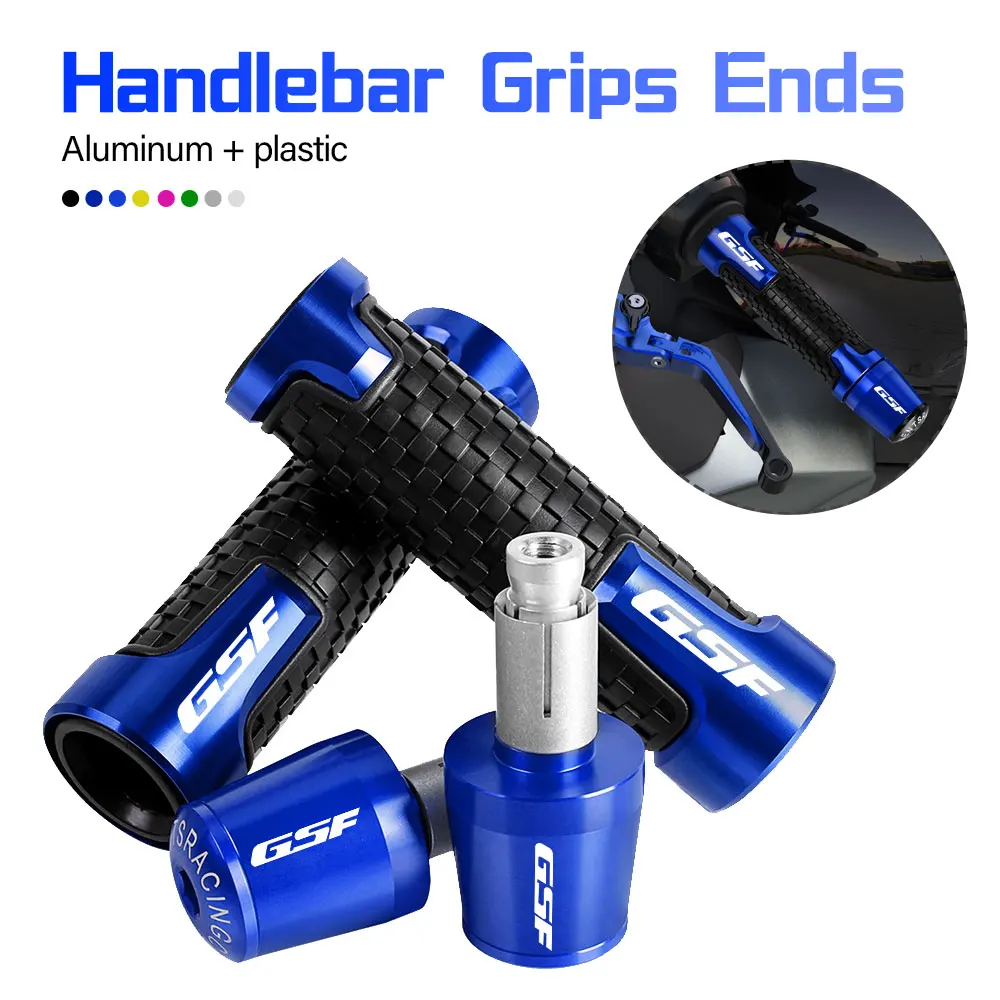 7/8'' Anti-Slip Grip Hand Motorcycle Handlebar Handle Bar Grips End ...