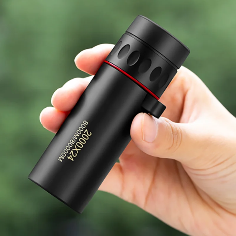 2000x24 Monocular Telescope Zooming Focus Green Film Binocular Optical ...