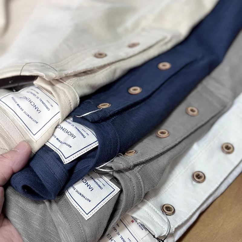 Cotton Linen Blended Bamboo Slub Plain Fabric Breathable Skin Friendly ...