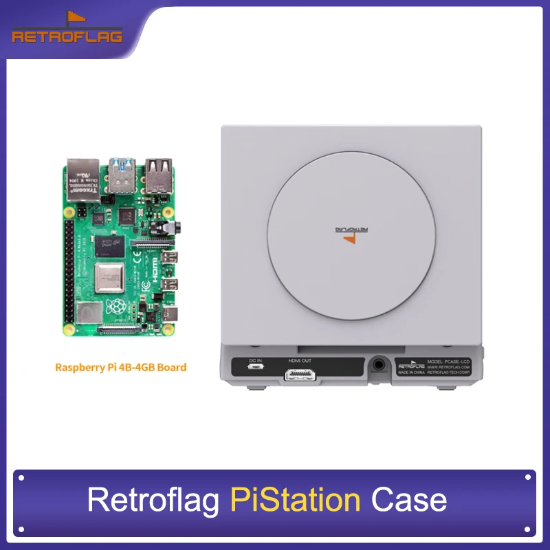 RETROFLAG-Pistation-funda-LCD-para-Raspberry-Pi-4-Pi-4B-con-Retroflag-SUPERPi-controlador-USB ...