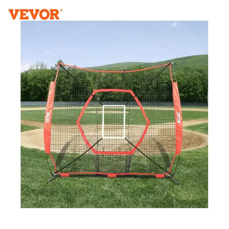 VEVOR-7x7-ft-Baseball-Softball-Practice-Net-Portable-Baseball-Training ...