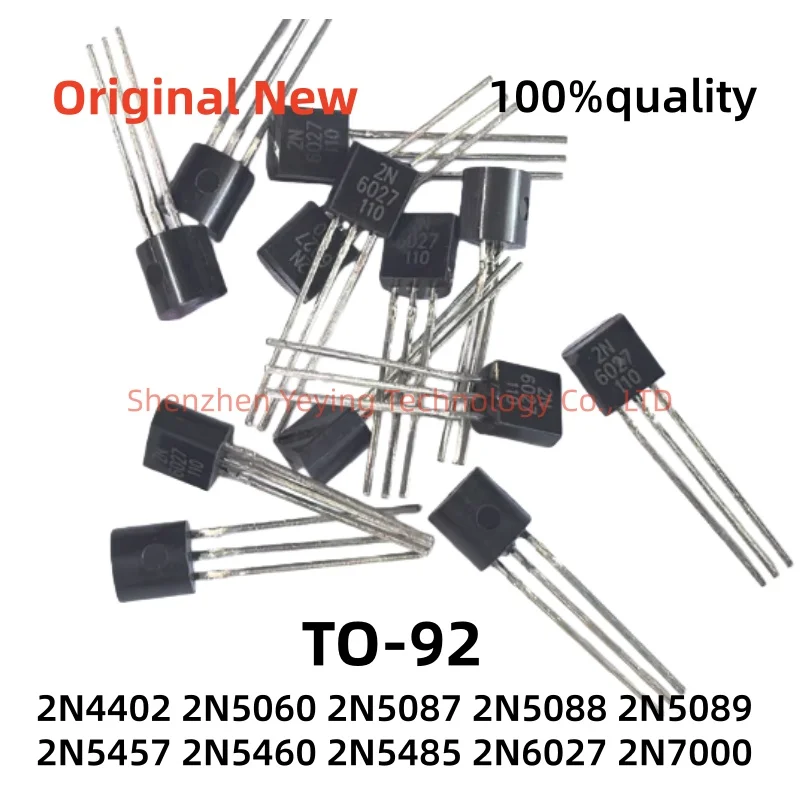 10 قطع/مجموعة ترانزستورات جديدة 100% طراز 2N4402 2N5060 2N5087 2N5088 ...