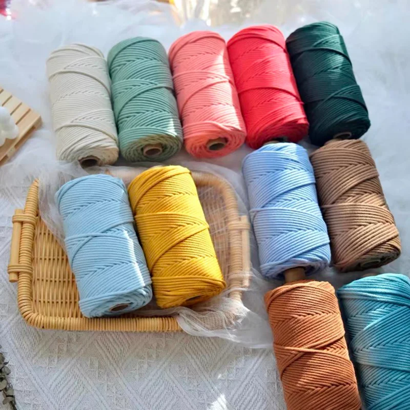 5mm-Eight-Strand-Colored-Cotton-Rope-DIY-Tapestry-Macrame-Drawstring ...