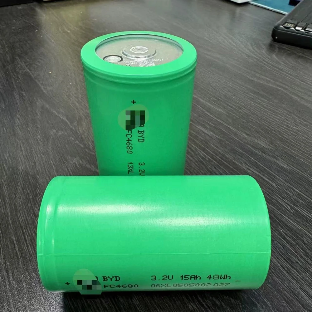 3.2V 15Ah original BYD cylindrical 4680 lithium iron phosphate battery ...