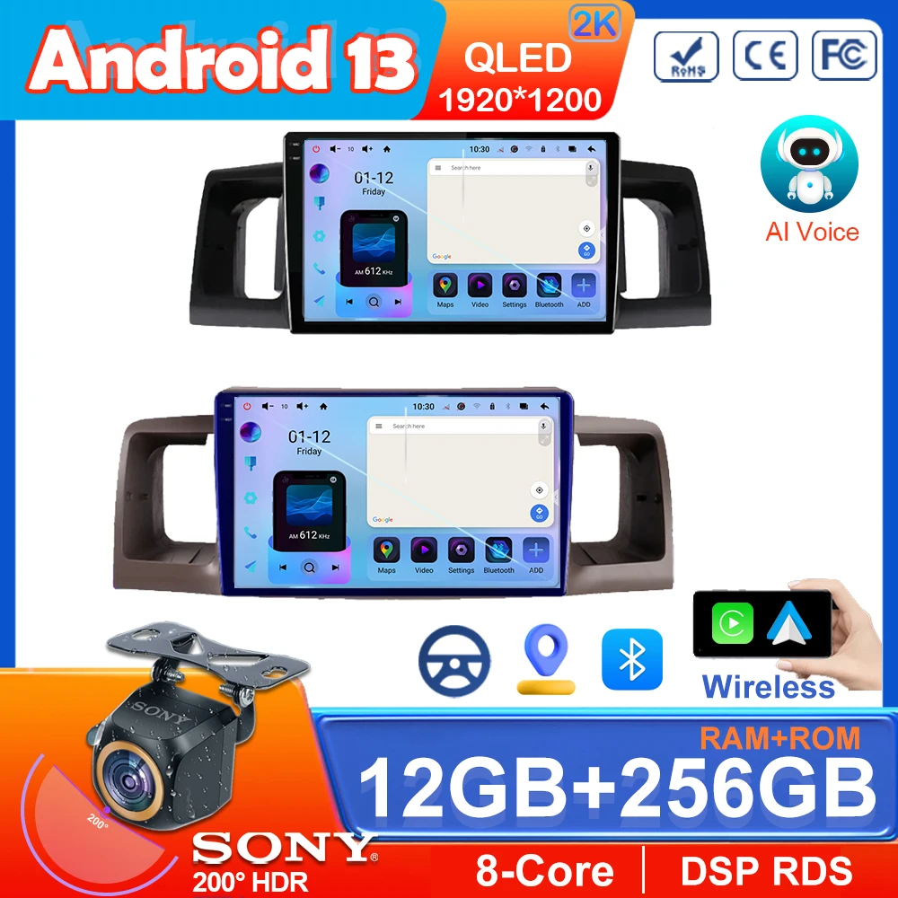 Radio-Multimedia-con-GPS-para-coche-reproductor-de-v-deo-con-Android-13 ...