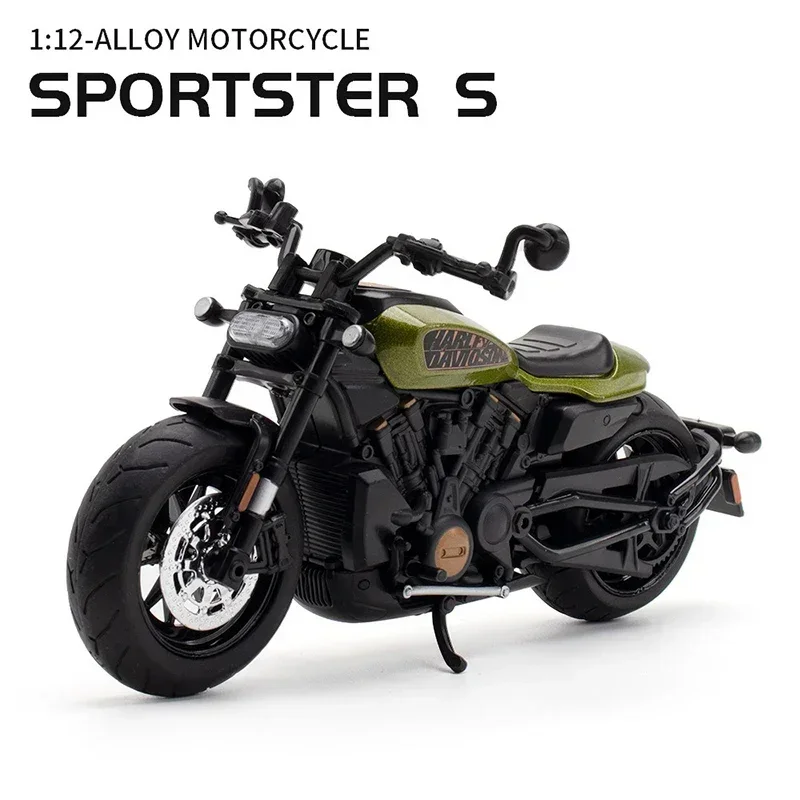 1:12 Alloy Sportster S Racing Motorcycle Model Diecast Street Sports ...