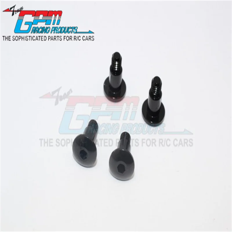 GPM ALUMINIUM KING PIN (5MMX6.2MMXM4) - 4PCS FOR TAMIYA GF01/TA01/TA02 ...