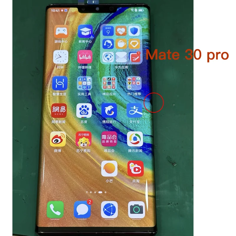 Small Dot Original Display For Huawei Mate 30 Pro Lcd Touch Screen ...