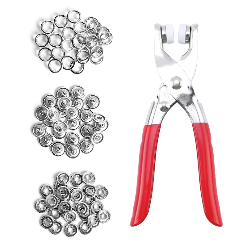 Precision Metal Snap Button Fasteners Pliers Kit Tool,Press Studs ...