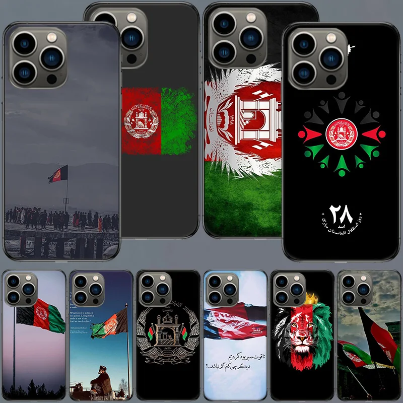 Afghan-Afghanistan-Flag-Phone-Case-For-Apple-Iphone-16-15-14-Plus-Coque ...