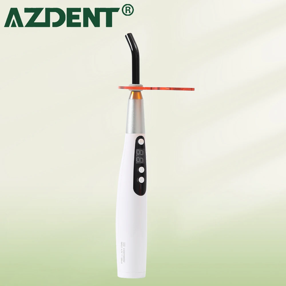 AZDENT-Luz-de-cura-dental-LED-sem-fio-3S-luz-azul-bateria-2200mAh ...