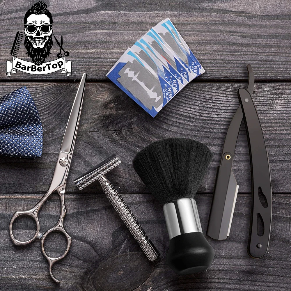 Pro-Men-Shaving-Classic-Folding-Shaver-Set-Barber-Manual-Straight-Edge ...