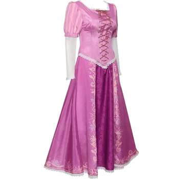 Rapunzel Costume Adult Women Tangled Rapunzel Princess Purple Dress ...