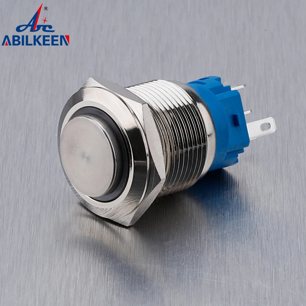 ABILKEEN-TOP-Quality-19MM-High-Head-Momentary-Type-Waterproof-Metal ...