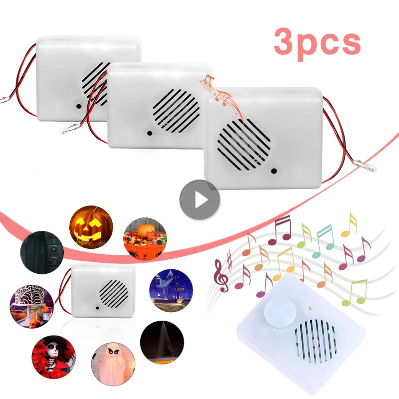 Voice-activated-Scary-Props-Halloween-Decoration-Sound-Sensor-Scream ...