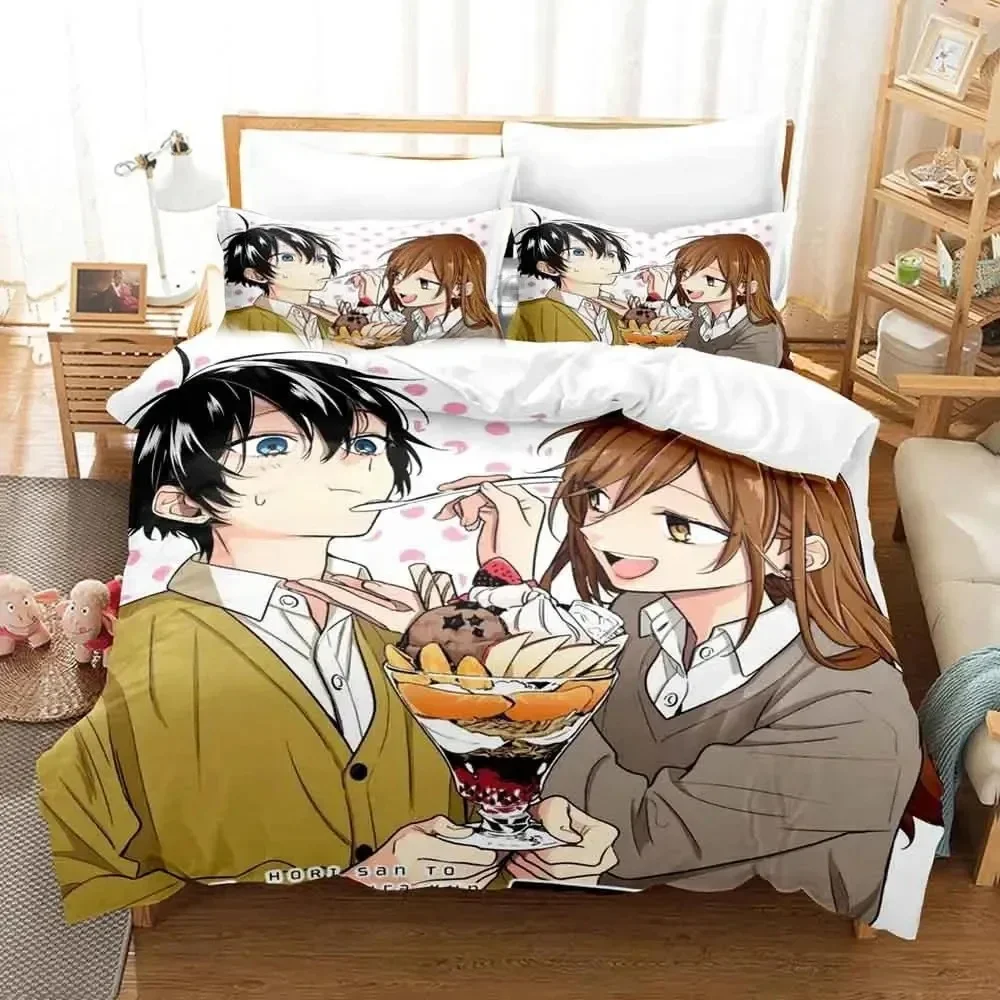 Anime-Hori-san-to-Miyamura-kun-Horimiya-Bedding-Set-Duvet-Cover-Bed-Set ...