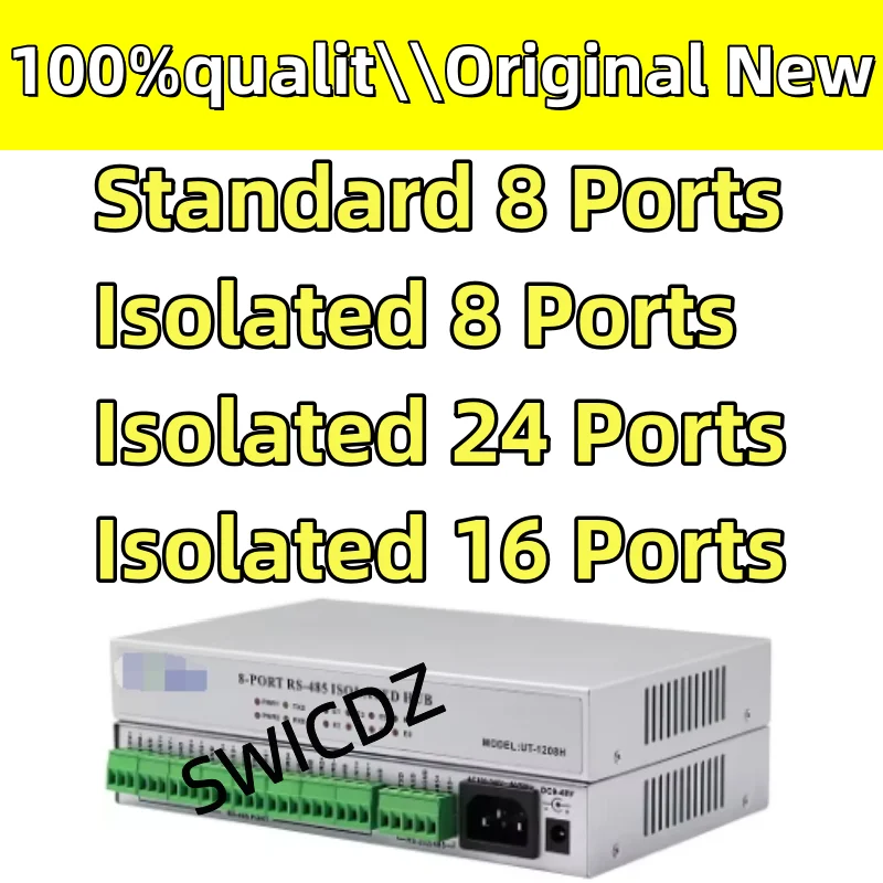 100% new original Industrial Grade 8/16/24 Ports RS485 RS232 HUB RS-485 ...