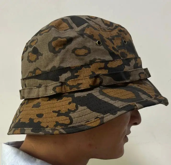 German Oak Leaves Camouflage Cap Boonie Hat Flecktarn Pea Raindrop ...