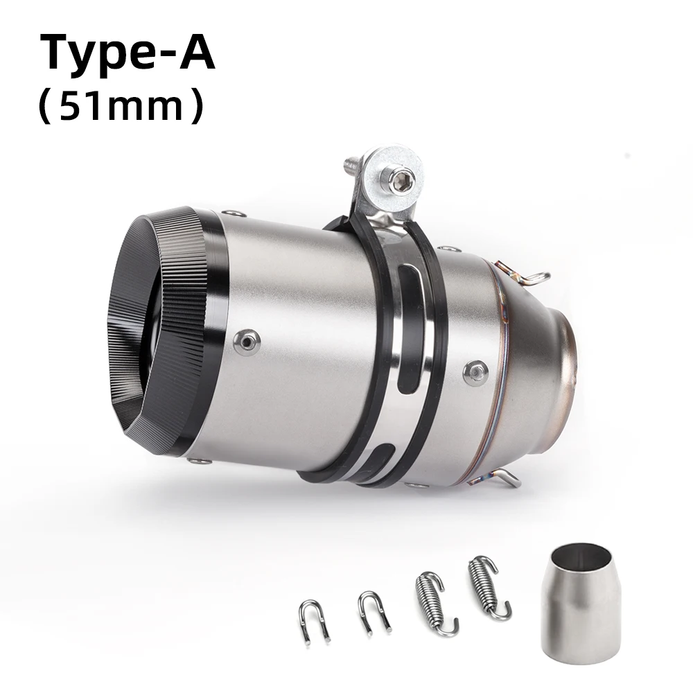 51-60mm-AR-exhaust-Austin-Racing-Inlet-universal-Carbon-Fiber-Muffler ...