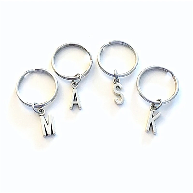 1-pcs-Initial-Key-Chain-Letter-Keychain-Monogram-Keyring-Name-Key-Ring ...