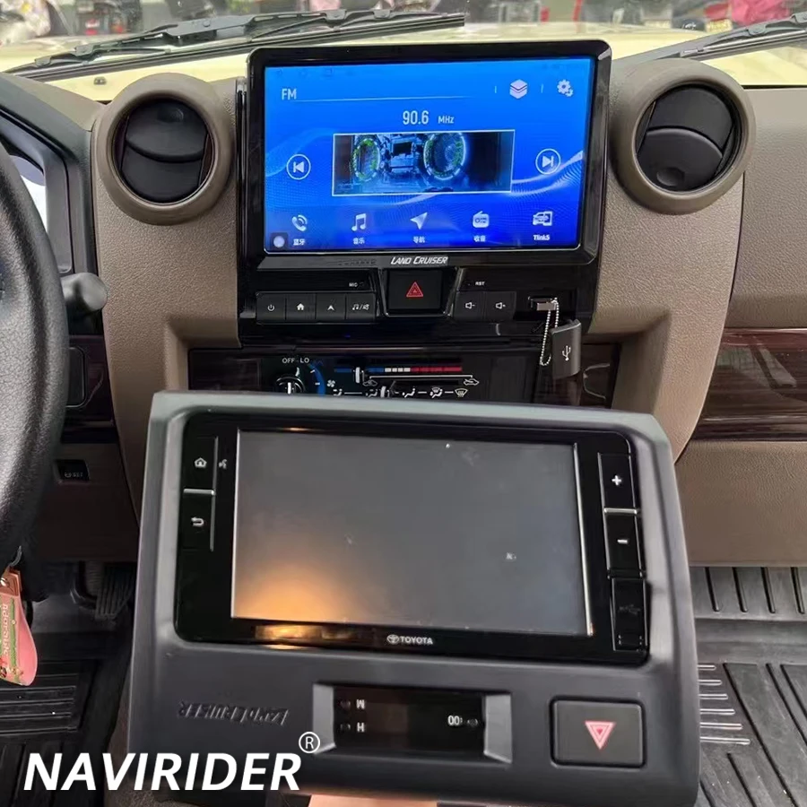 11.2" CarPlay Android GPS Radio For Toyota Land Cruiser 70 76 LC70 LC75 ...
