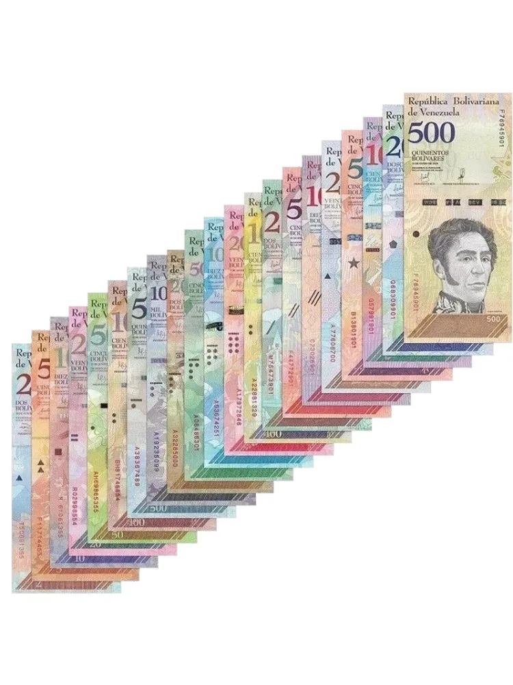 Juego completo de 21 piezas, 2007-2018, UNC, notas originales ...