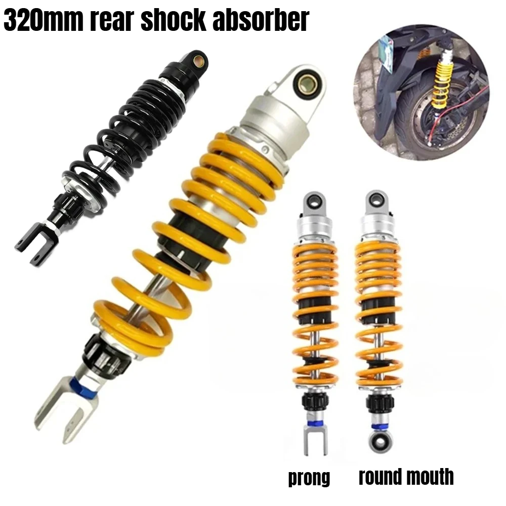 Universal 320mm Motorcycle Rear Damping Adjust Shock Absorber For Honda ...