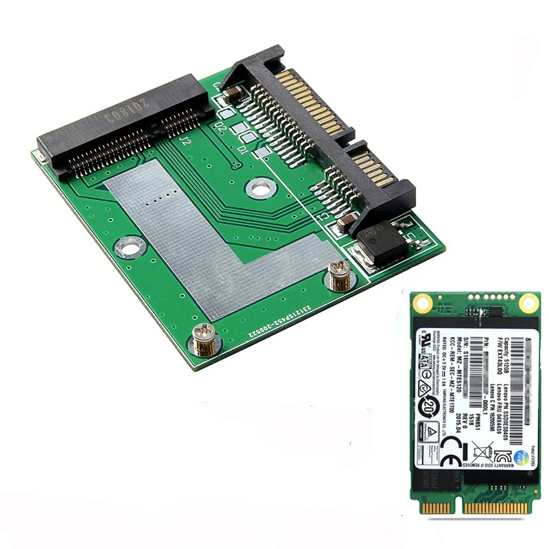 MSATA-SSD-To-2-5-SATA-6-0gps-Adapter-Converter-Card-Module-Board-mSATA ...