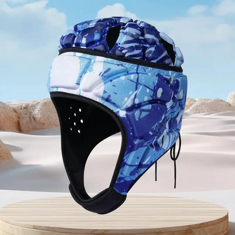 Football Scrum Caps Adjustable Soccer Gear Head Protector Sports Head ...