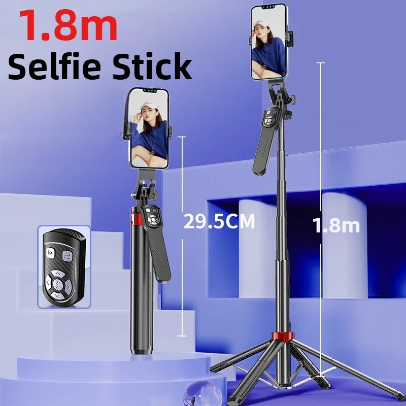 New 180cm Handheld Stabilizer Selfie Stick Tripod Extendable Four-Leg ...