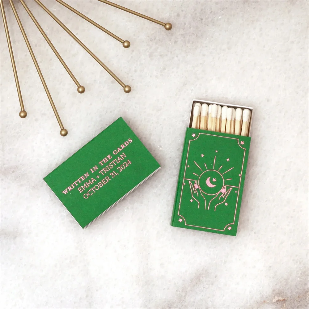 Personalized-Matchboxes-Written-In-The-Cards-Custom-Celestial-Wedding ...