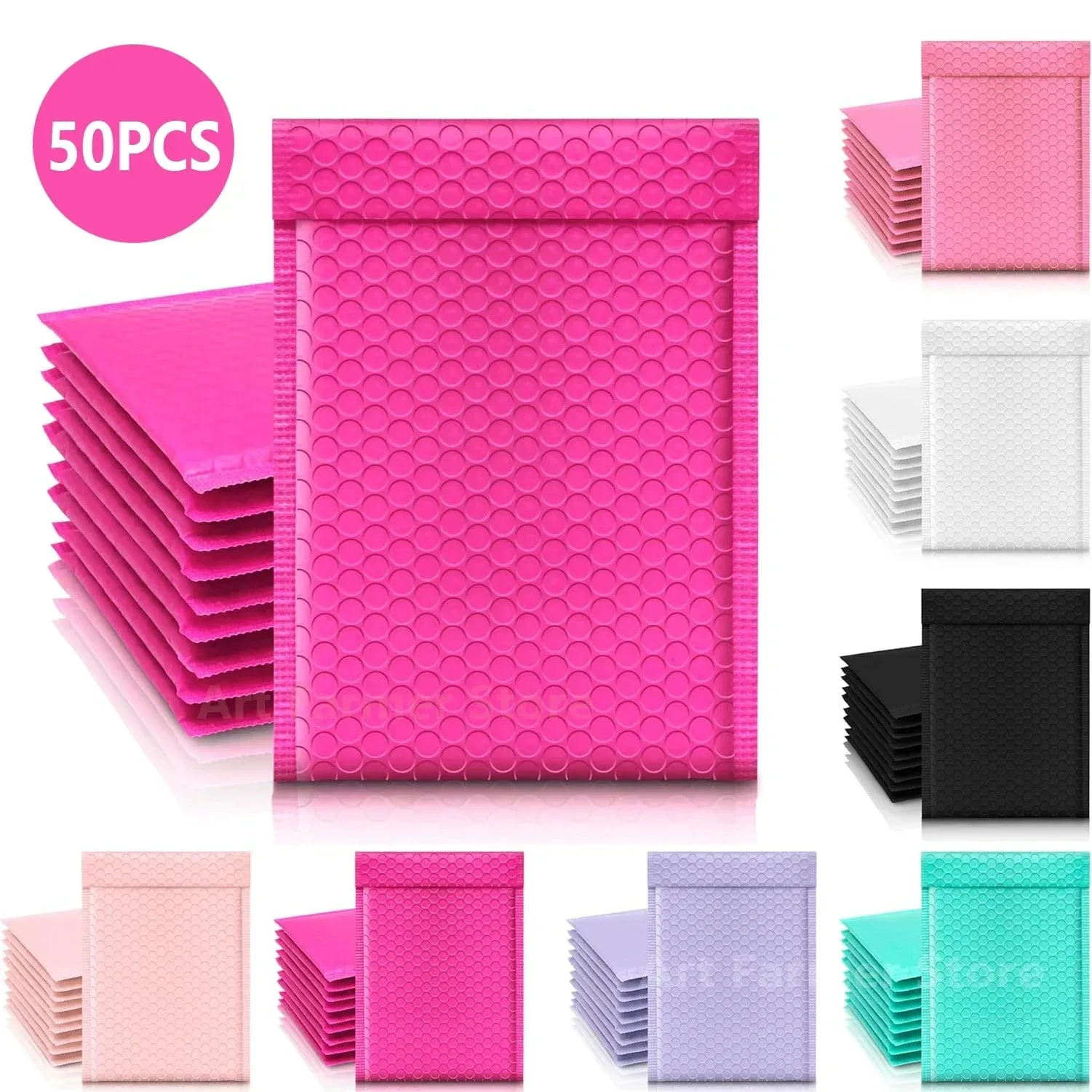 50Pcs-Delivery-Package-Packaging-Pink-Small-Business-Supplies-Envelopes ...
