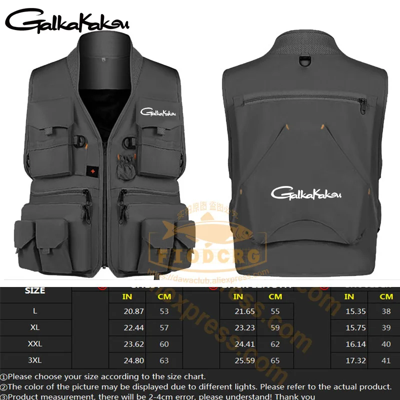 Fishing Vest Men Breathable Jacket Outdoor Photography Vest Quick Dry ...