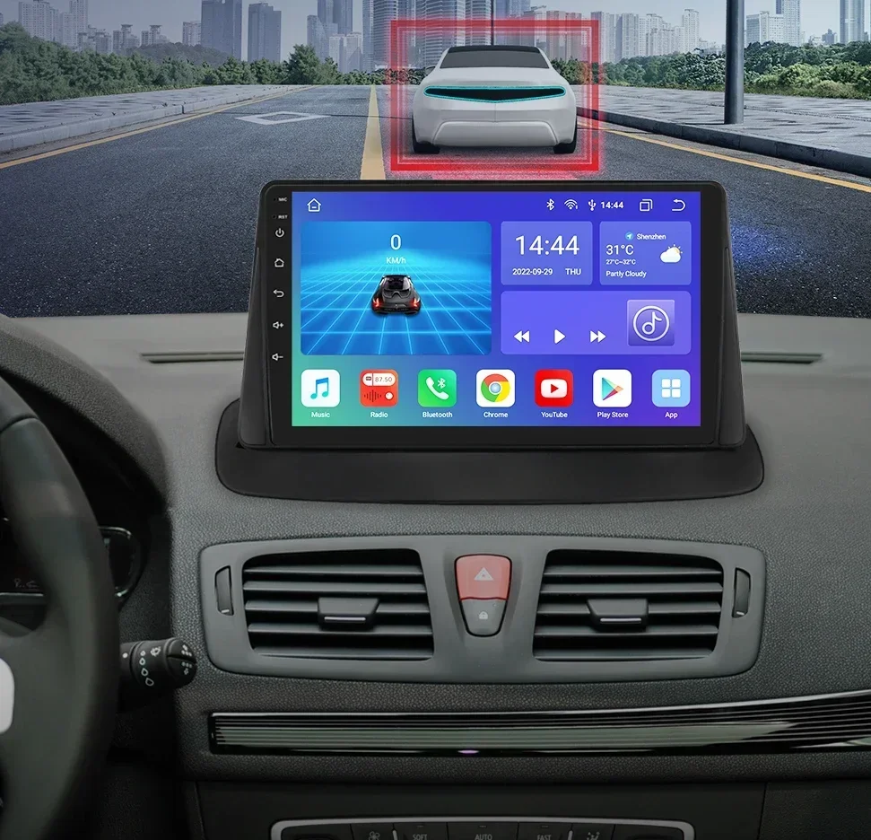 Radio-con-GPS-para-coche-reproductor-Multimedia-con-Android-Carplay ...