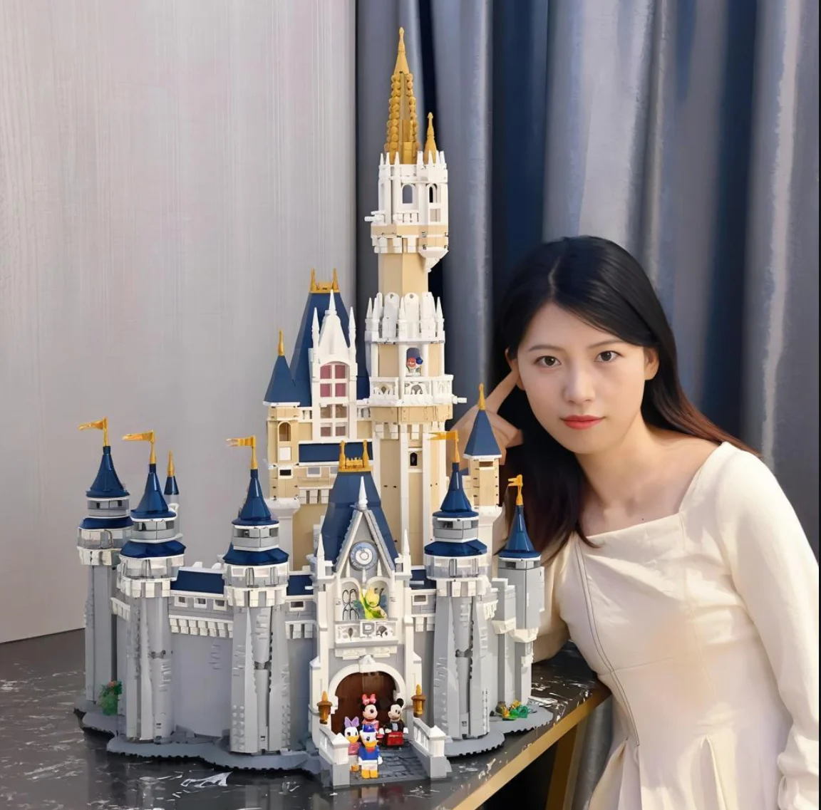 NEW-4080PCS-Compatible-71040-Princess-Castle-Modular-Building-Blocks ...