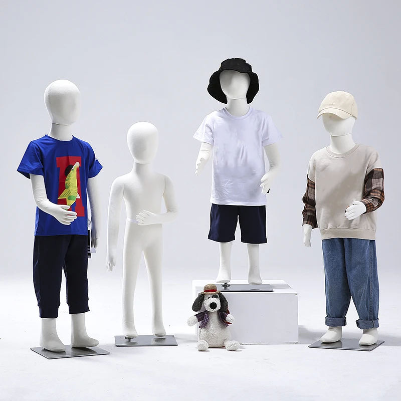 1-4 Boy Girl Window Mannequin Display Props Unisex Stand Children ...