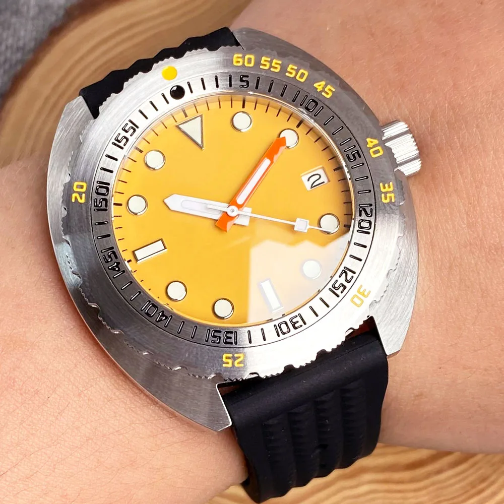 NH35-Military-Mens-Divers-Waterproof-Watch-Male-Yellow-Orange-Blue ...