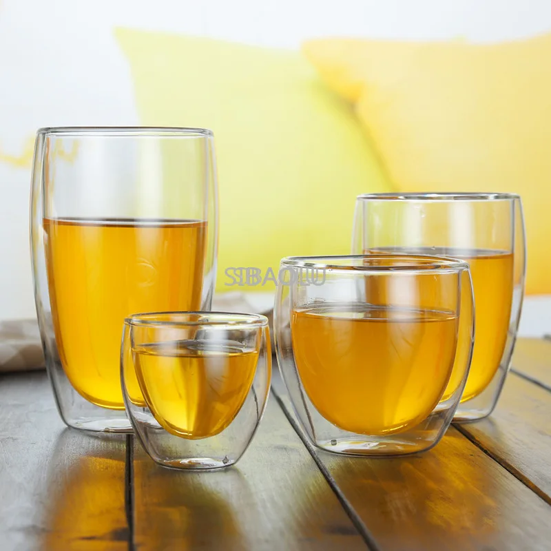 Double Walled Glass Tea Cups