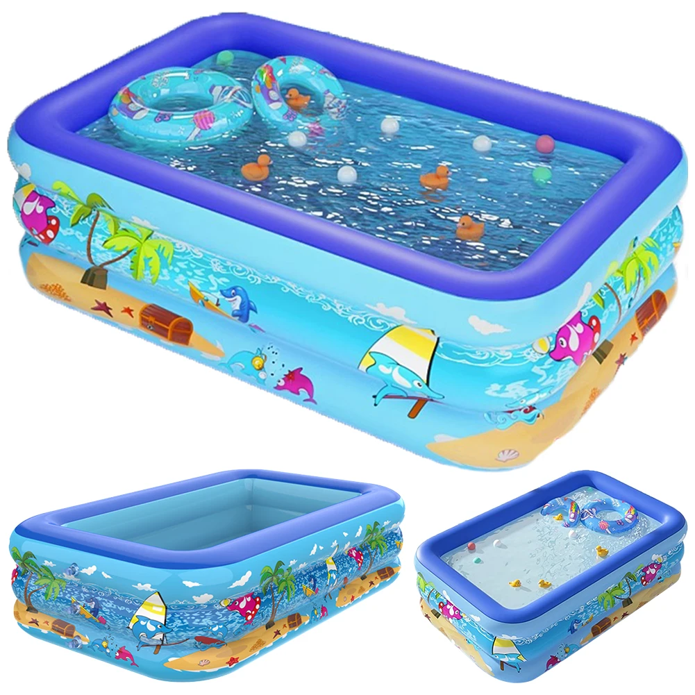Inflatable-Swimming-Pool-PVC-Thickening-Swimming-Pool-Cartoon-Pattern ...