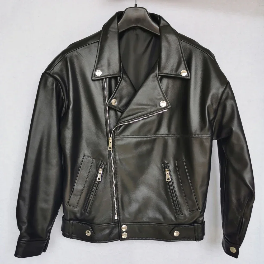 Maplesteed-Women-Genuine-Leather-Jacket-Soft-100-Natural-Sheepskin-Drop ...