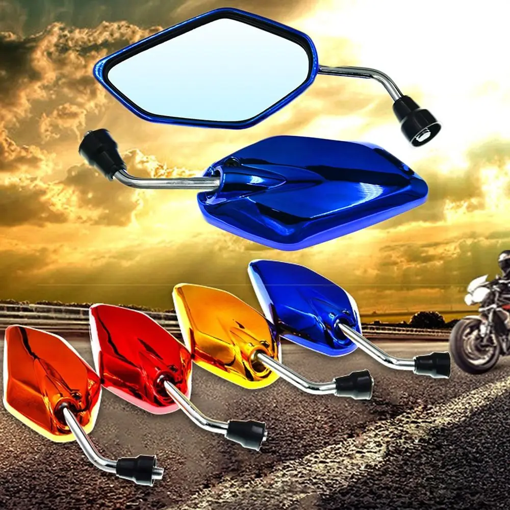 Motorcycle-Rearview-Mirror-Universal-Motorbike-Handle-Bar-Side-Mirrors ...