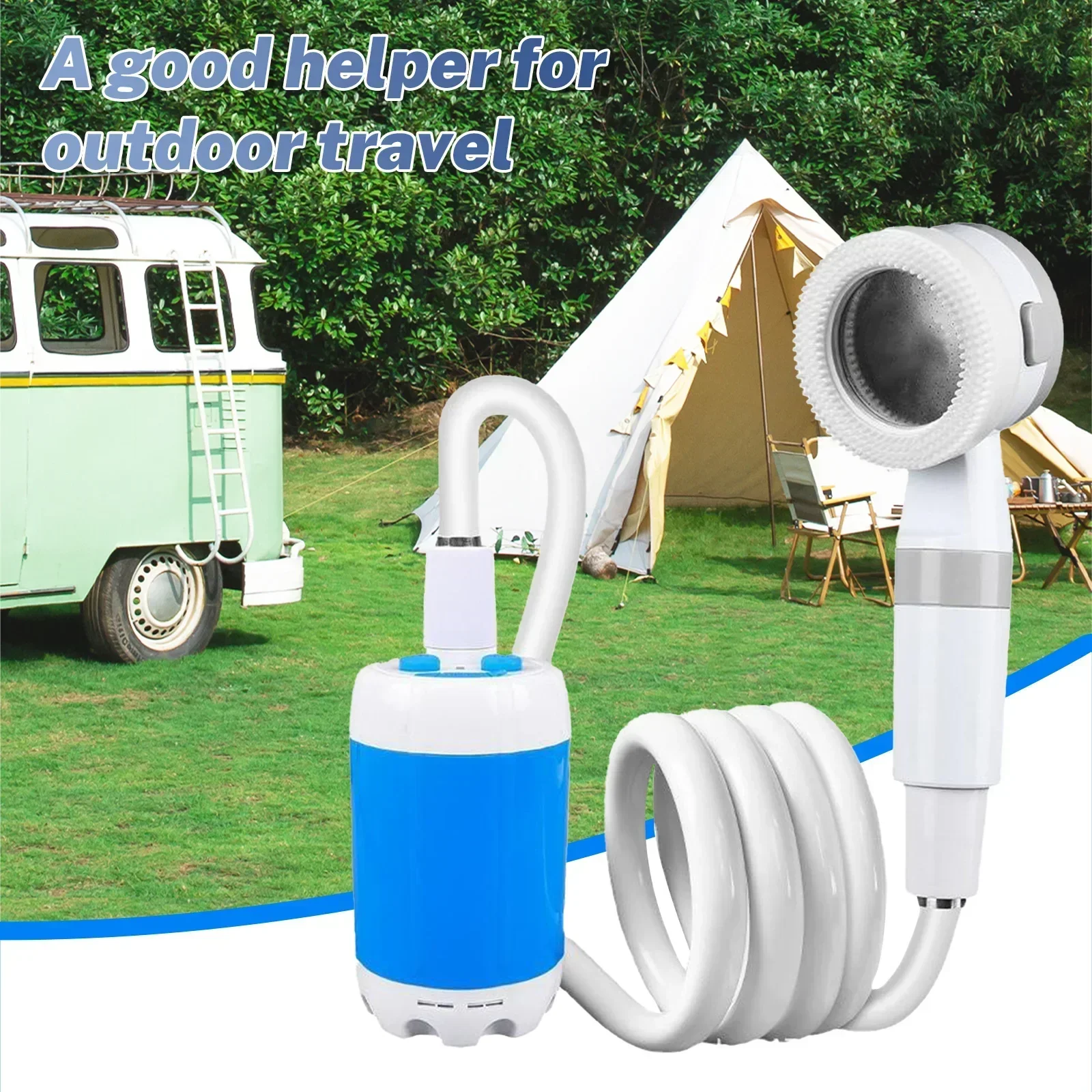 Portable-Outdoor-Shower-Set-Handheld-Showerhead-Camp-Shower-With-Hose ...