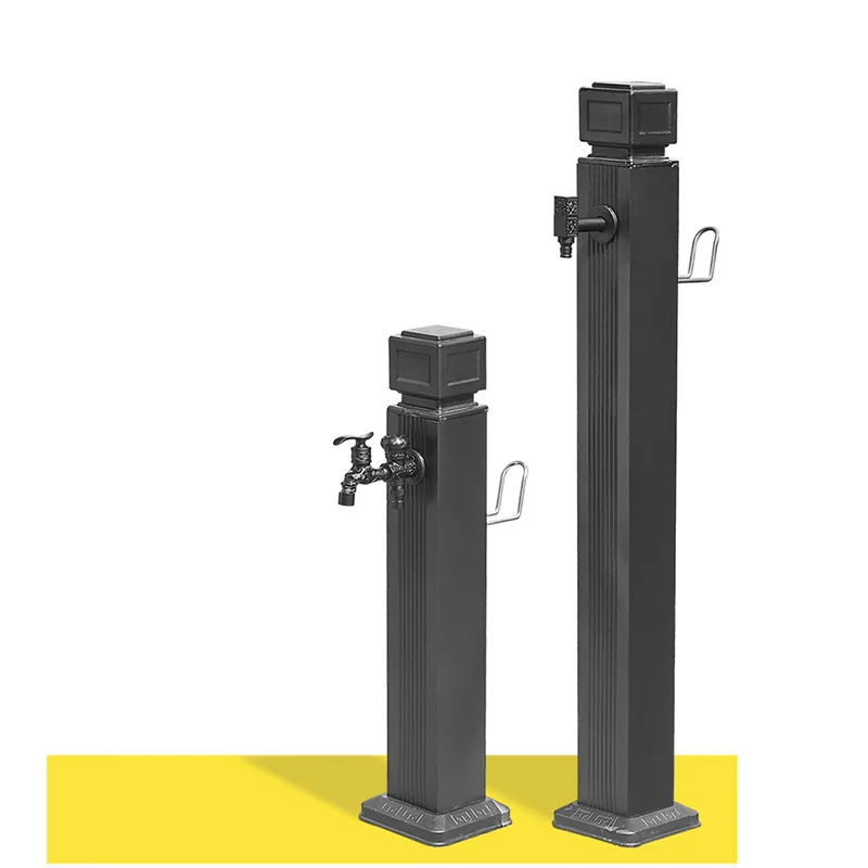 Black-Matte-Garden-Water-Column-Square-Watering-Irrigation-Floor ...