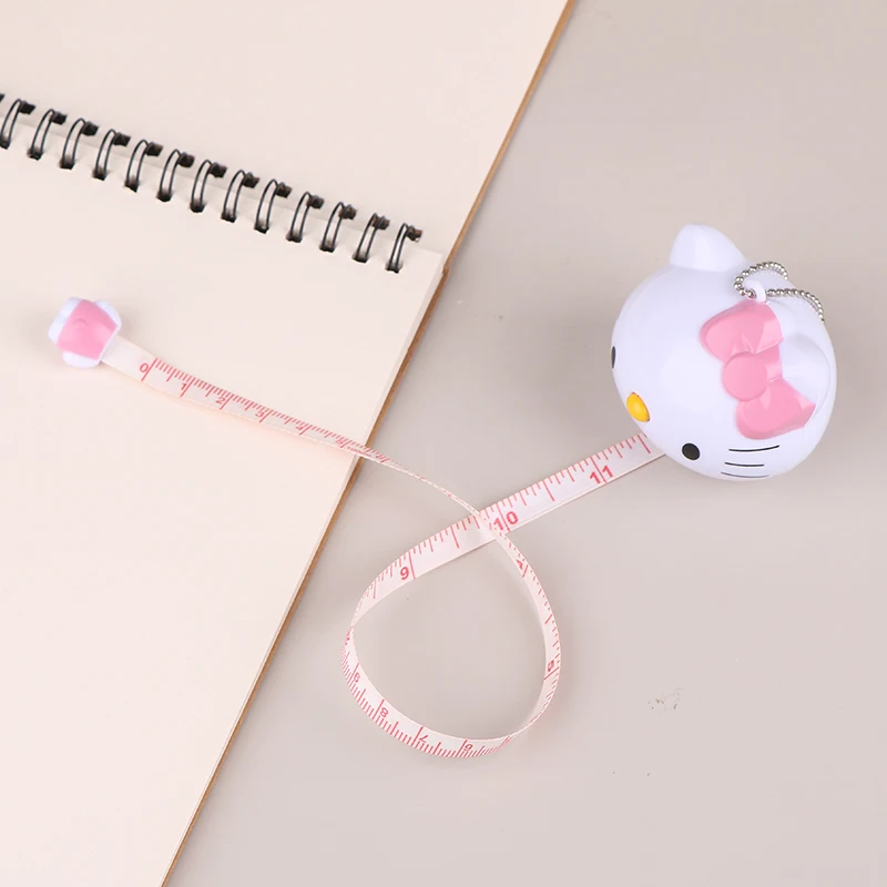 Sanrio-Hello-Kitty-Cartoon-Tape-Measure-1-Meter-Automatic-Retractable ...