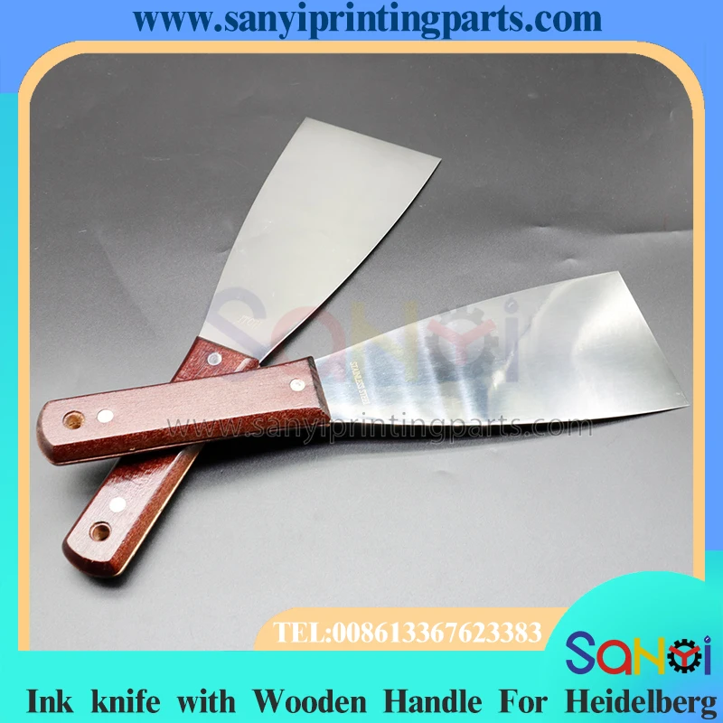 Best-Quality-Printing-Machine-Ink-knife-with-Wooden-Handle-30CM-Long ...