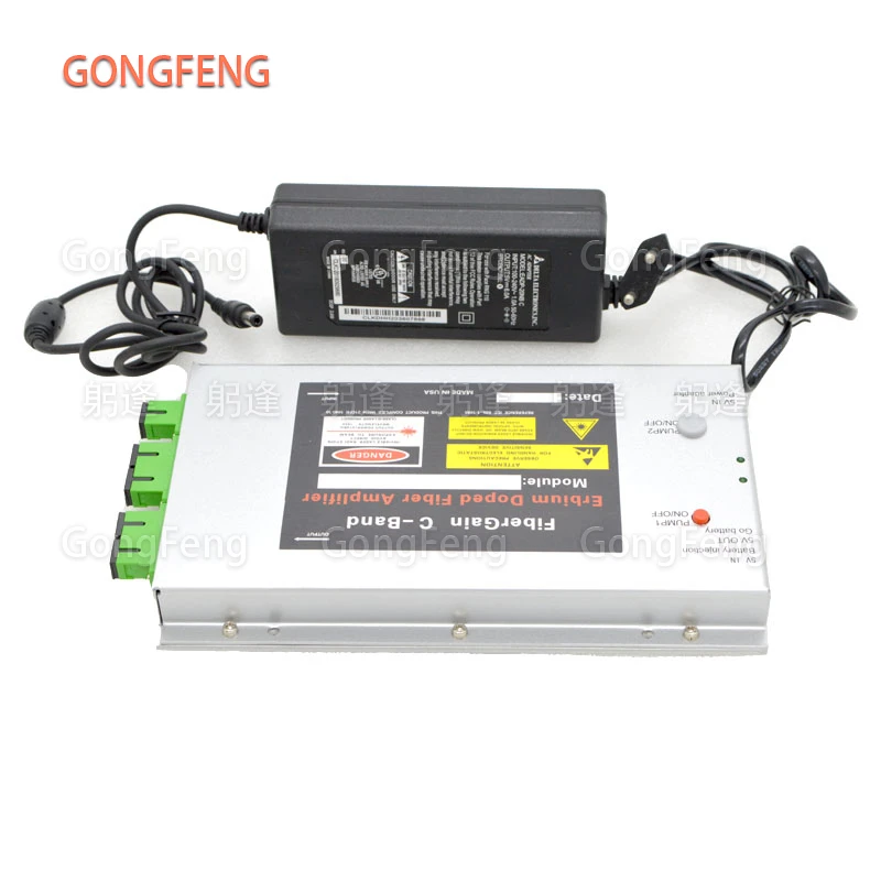 MINI EDFA Optical Amplifier 1550nm 4ports Output Power 16dBm Building ...